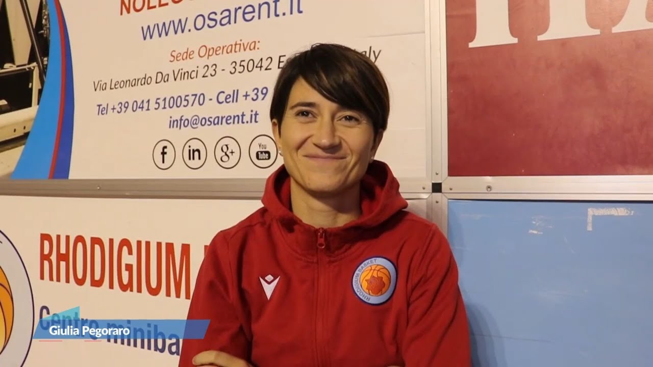 RHODIGIUM BASKET - Giulia Pegoraro prima dell'incontro con San Martino ...