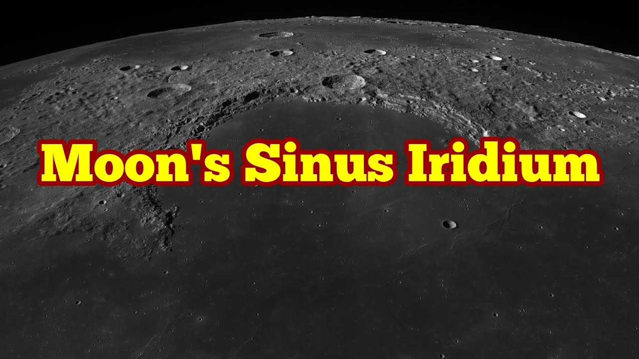 Moon's Sinus Iridium, Bay Of Rainbow, - YouTube