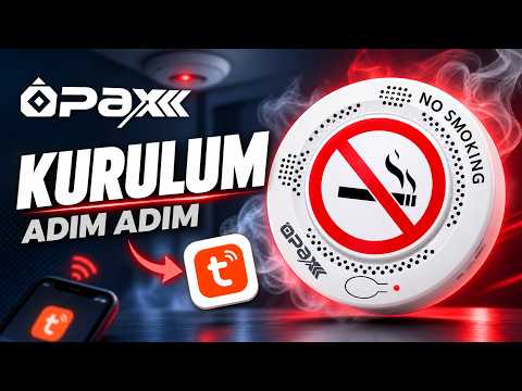 Sigara Dedektörü Kurulumu | OPAX V200 PRO Wi-Fi, Tuya ve Elektronik Sigara