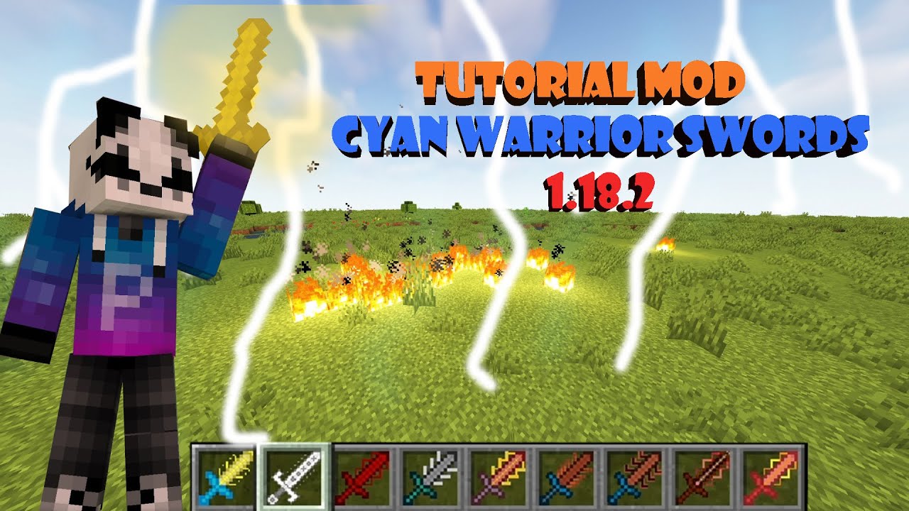 TUTORIAL MOD "CYAN WARRIOR SWORDS" | Minecraft 1.18.2 | el MEJOR mod de ...