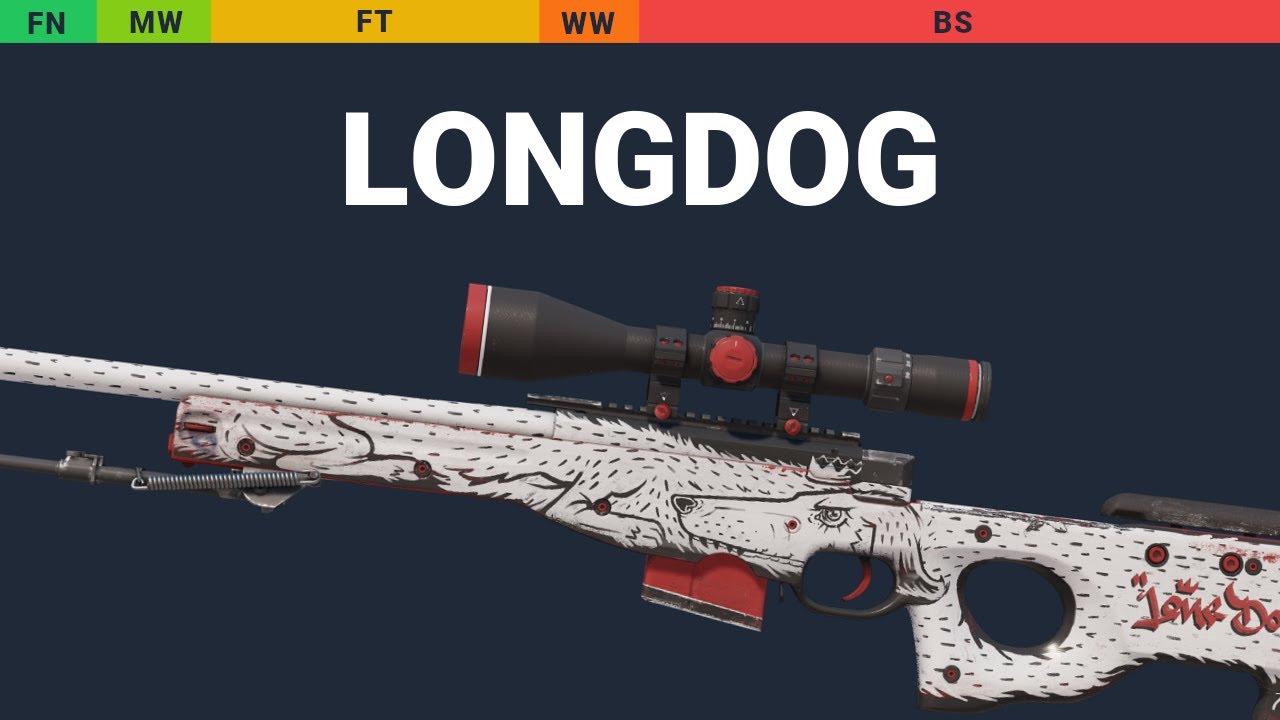 AWP LongDog - Skin Float And Wear Preview - YouTube