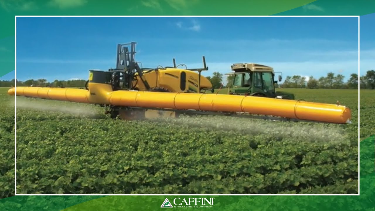 Trailed boom sprayer Starter | Caffini - YouTube
