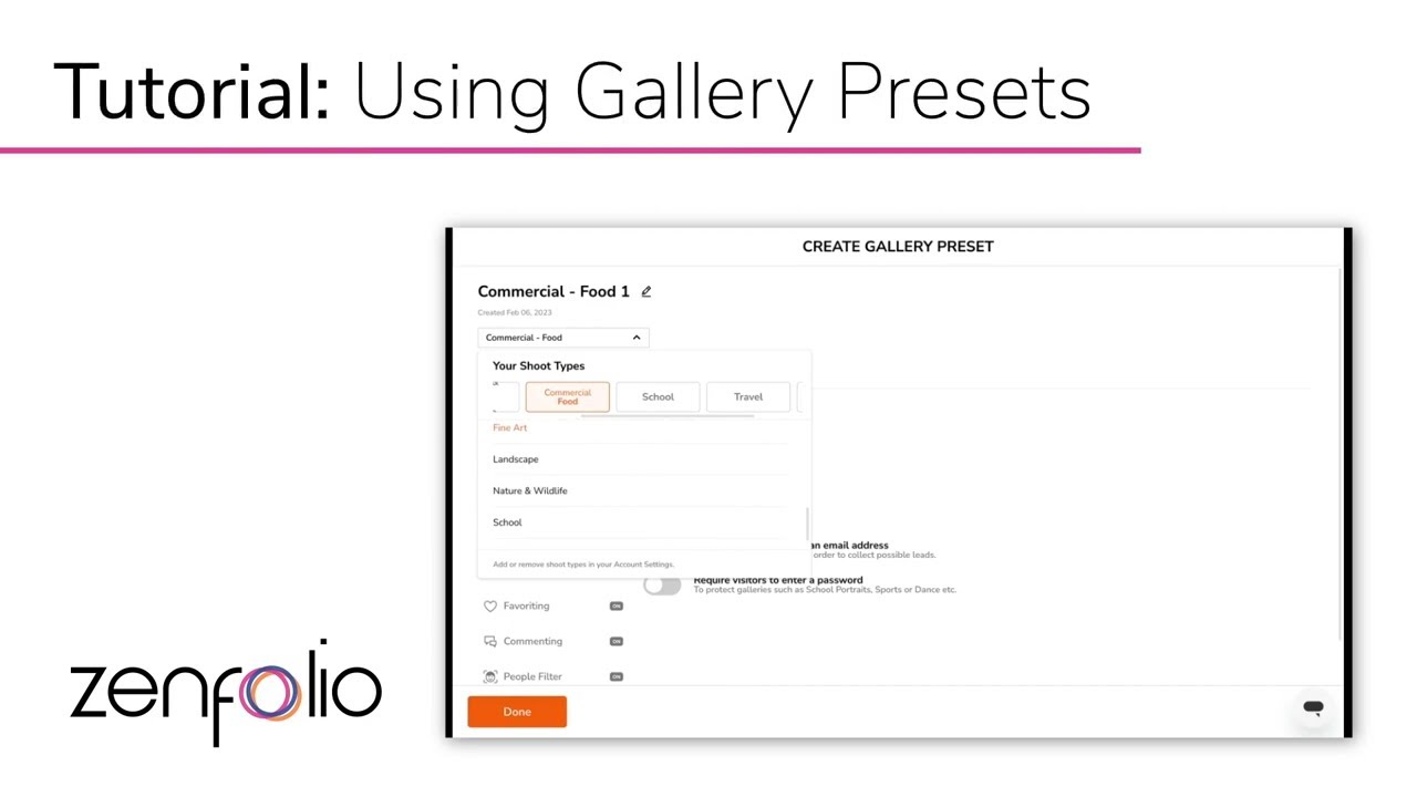 Using Gallery Presets on Zenfolio - YouTube