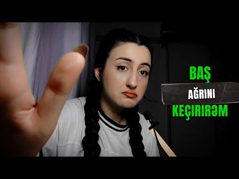 ASMR | Baş ağrını keçirirəm | baş masajı | saç masajı və laylı səslər #asmrazerbaijan