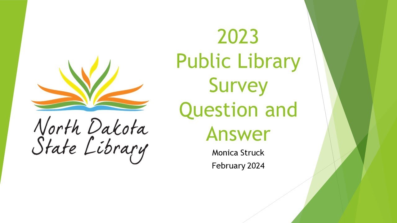 Public Library Survey Drop In Questions and Answers - YouTube