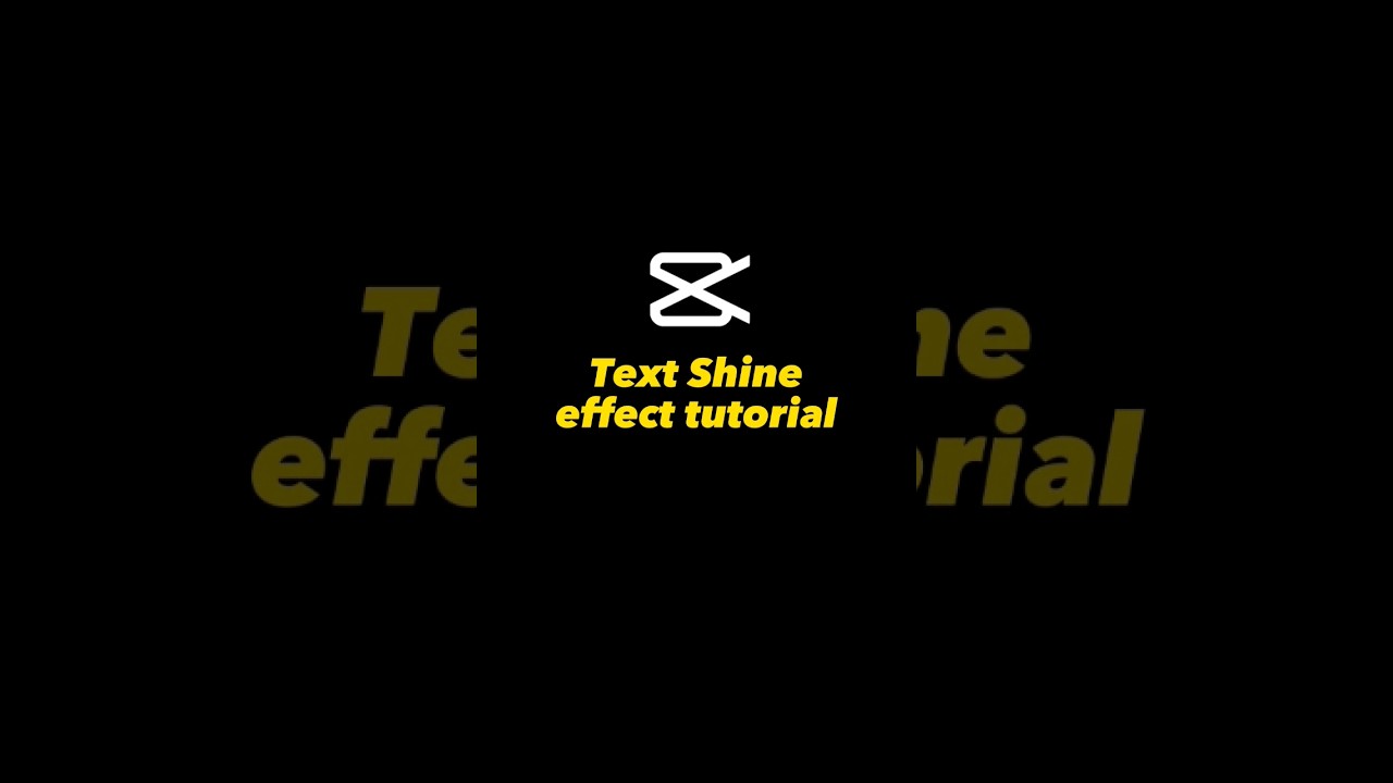 Text Shine effect tutorial || #viral #shorts #editing #edits #trending #tutorial - YouTube