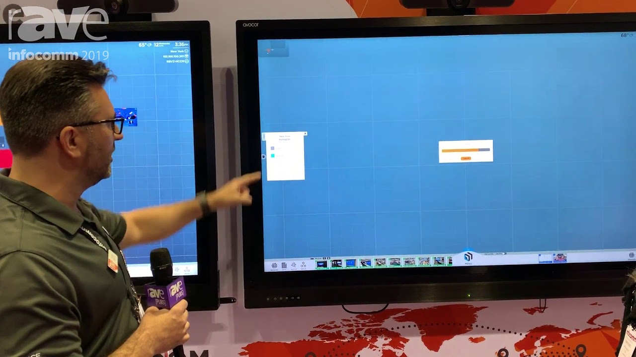 InfoComm 2019: T1V Demos the ThinkHub Collaboration Canvas in Multi ...