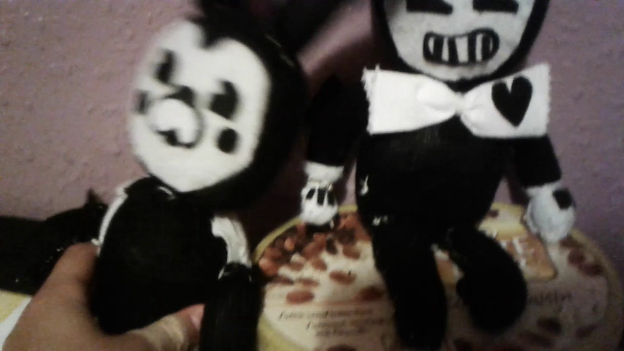 Bendy and the ink machine recording town plush video - YouTube