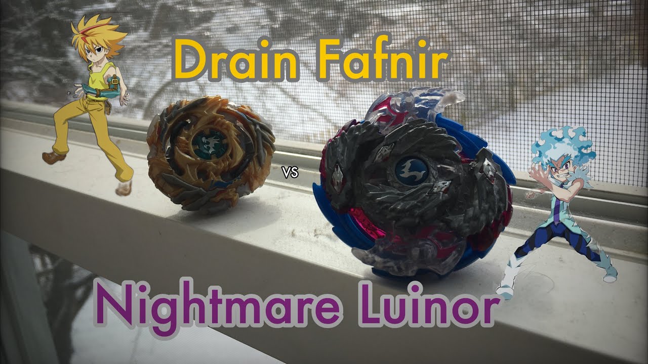 Drain Fafnir F3 VS Nightmare Luinor L3 | SpeedBattles | Beyblade Burst ...