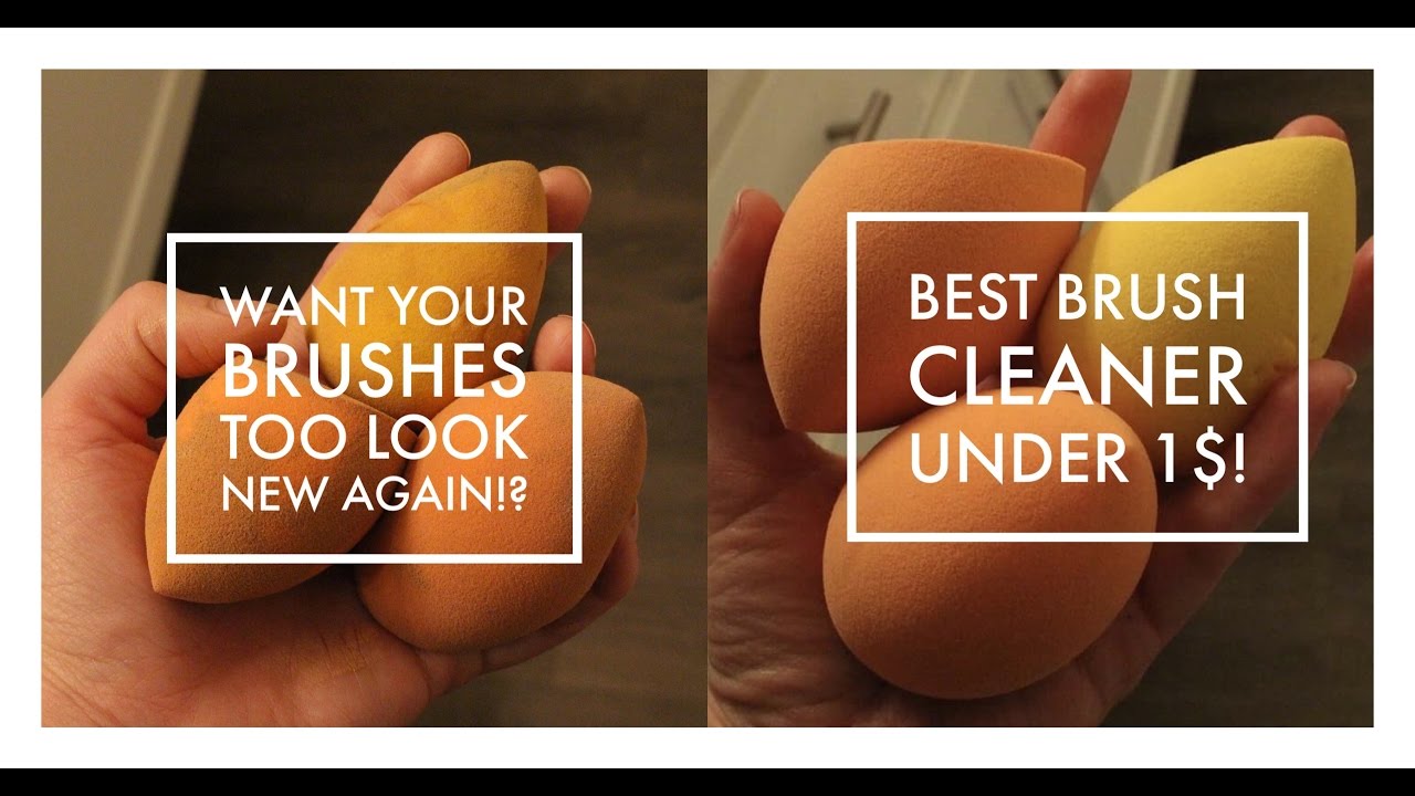 GET YOUR BRUSHES SQUEAKY CLEAN FOR LESS THAN 1$!? | Tips & Tricks - YouTube