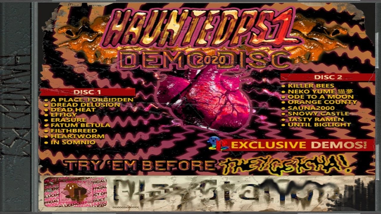 HAUNTED PS1 DEMO DISC 2020 (Part 1) Effigy, Heartworm, Dead Heat, Snowy ...