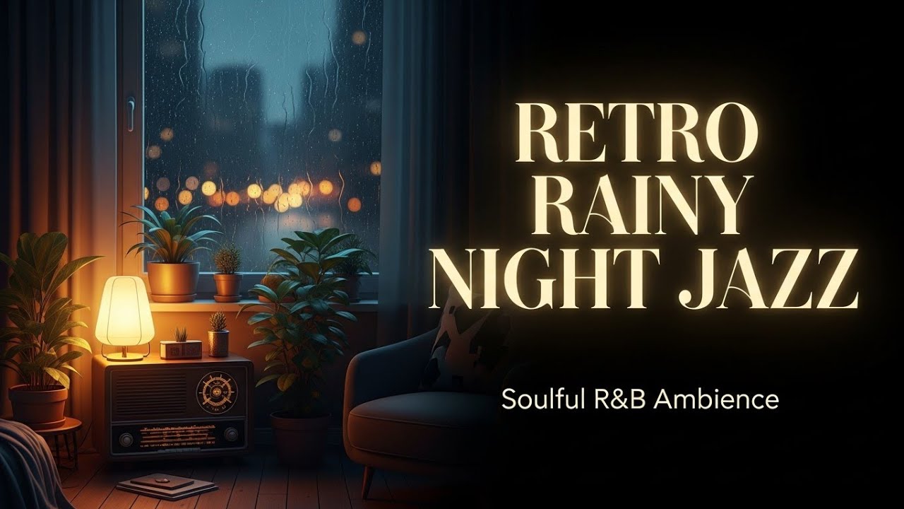 Retro Rainy Night Jazz – Soulful R&B Ambience for Calm & Comfort - YouTube
