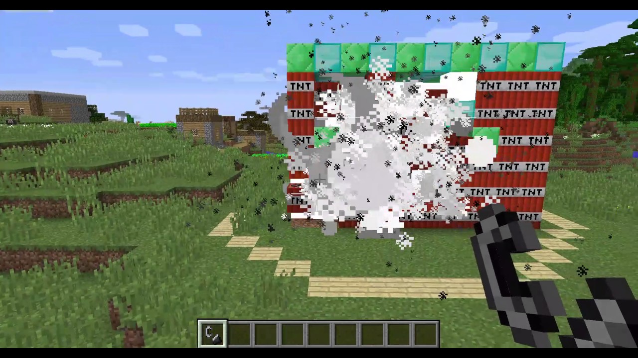 My First Video MINECRAFT TNT BOMB - YouTube
