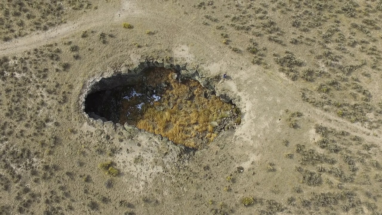 Rattlesnake Cave entrance, drone - YouTube