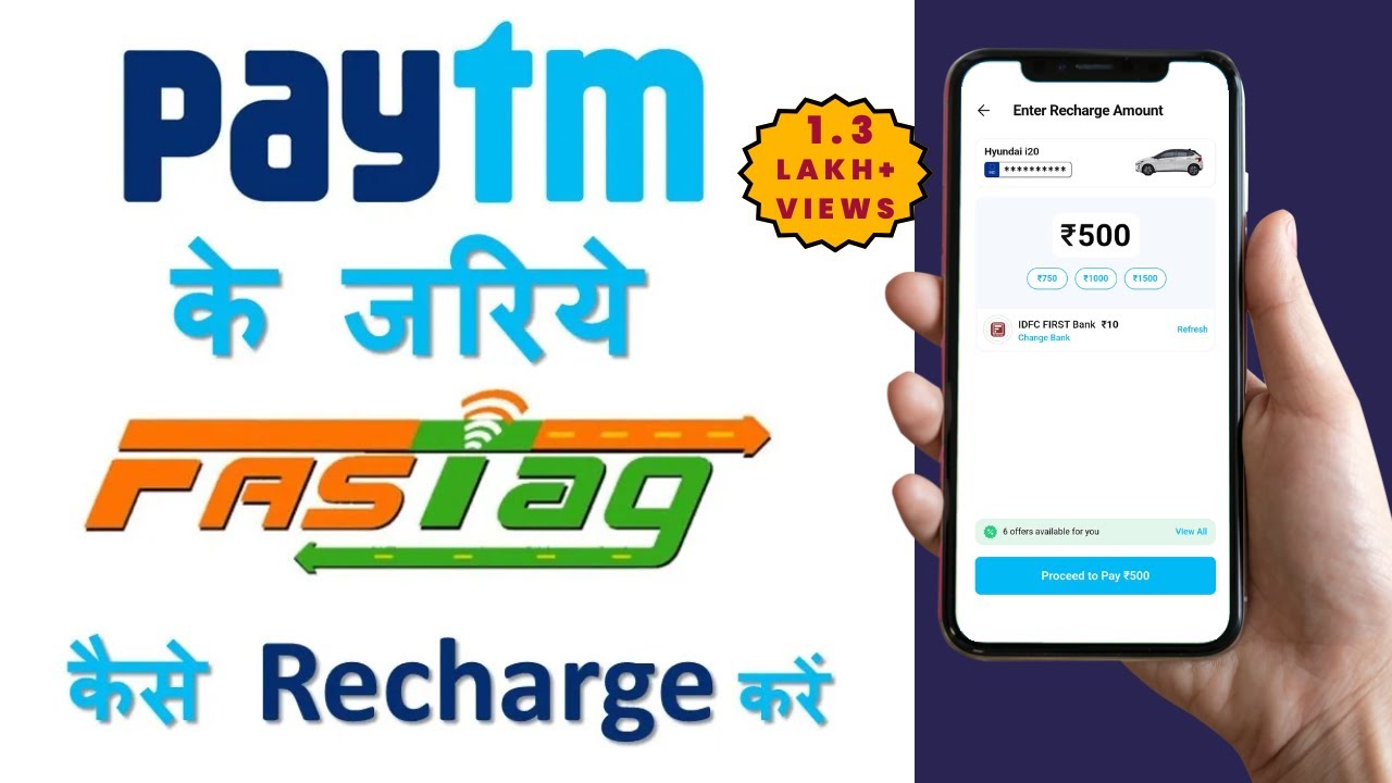 How to Recharge Paytm Fastag | Paytm से Fastag कैसे Recharge करें ...