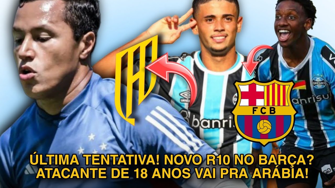 🚨🔥" PERFIL BARÇA" OLHEIRO OLHA NOVO R10, ATACANTA VAI PRA ARÁBIA, NOVA ...