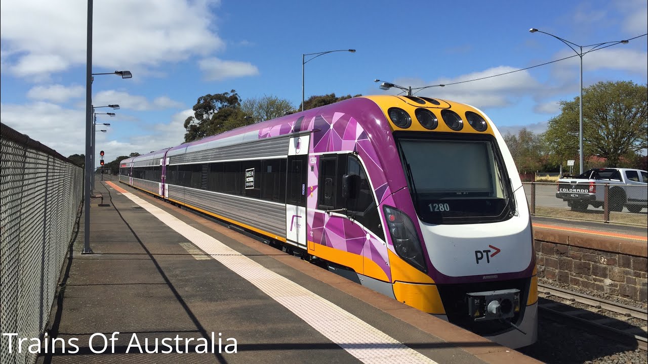 V/Line’s First New Generation VLocity 3VL80 On 8098 ex SSR NTH Bendigo ...