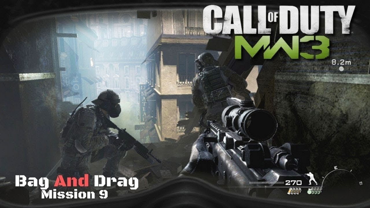 Call of Duty, Modern Warfare 3 - Bag and Drag, part 9 - YouTube