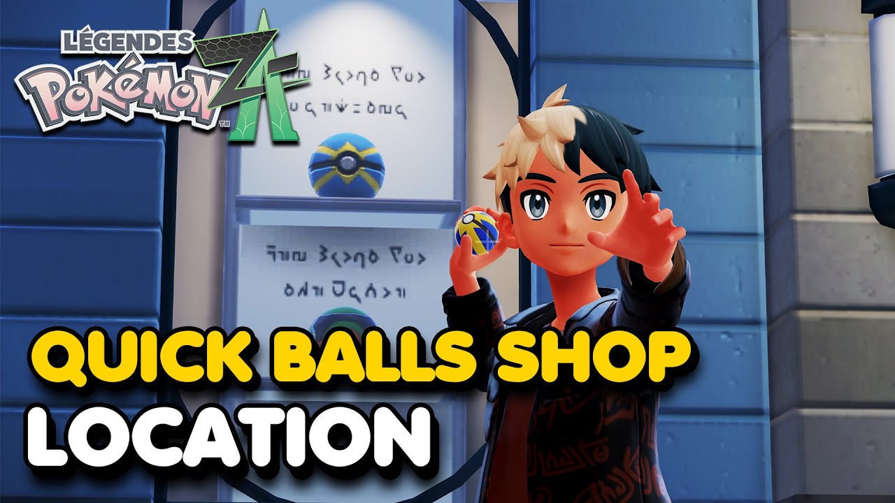 Where To Buy Quick Balls In Pokemon Legends Z-A - YouTube