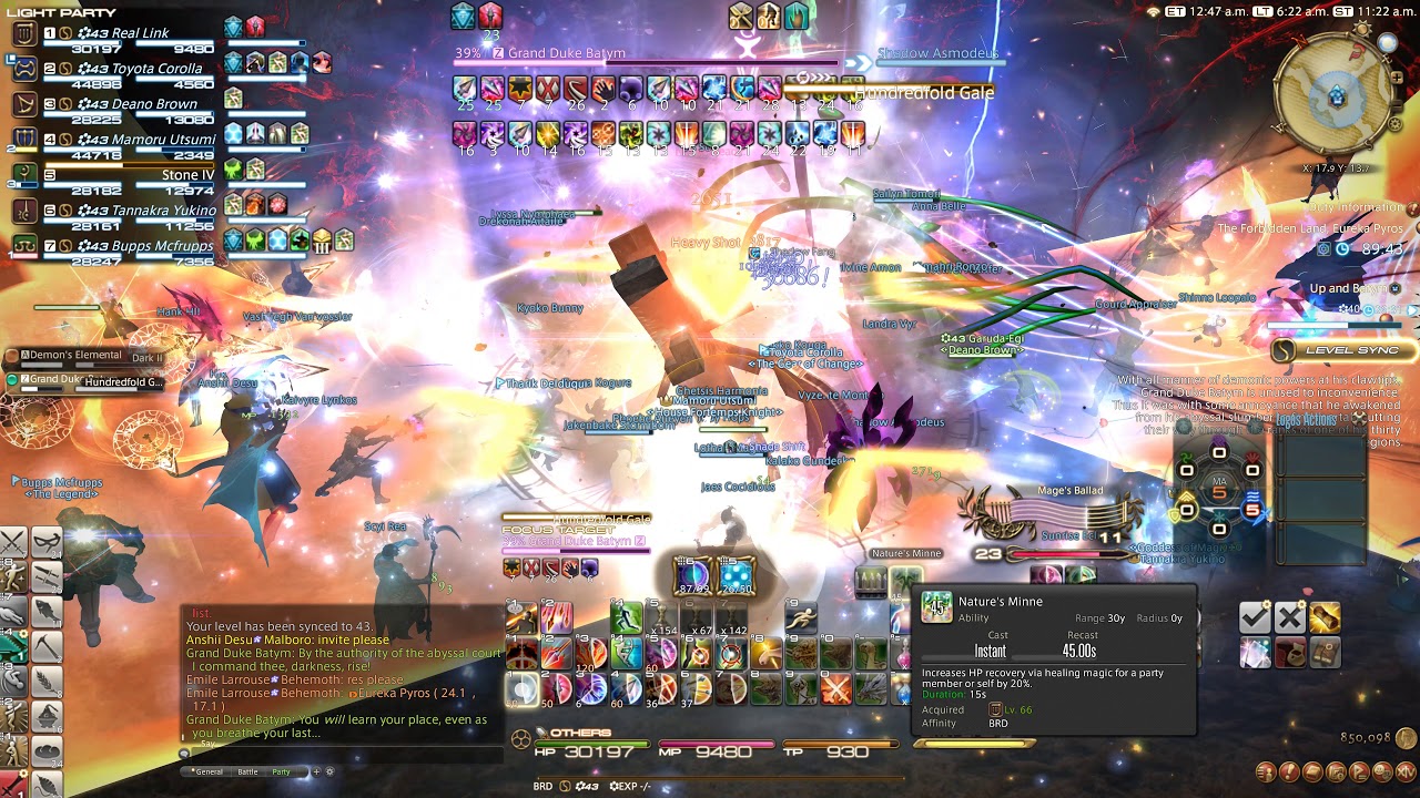 FFXIV Stormblood - Eureka Pyros NM Grand Duke Batym - YouTube
