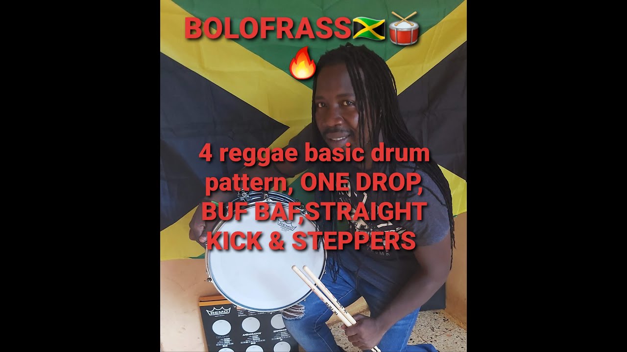 Four basic reggae drum pattern #reggaemusic #reggaesnare #reggae # ...