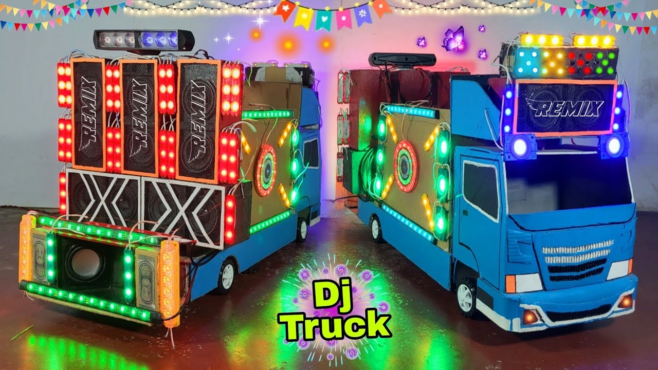 Mini Dj Truck | At-Home Dj truck kese banaye dj eicher WW Dj gadi ...