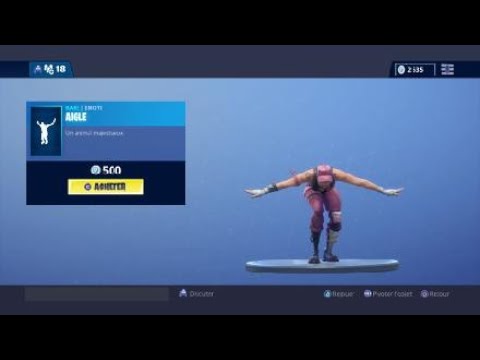 Fortnite EAGLE EMOTE (1 HOUR) 1 HEURE DE DANSE AIGLE - YouTube