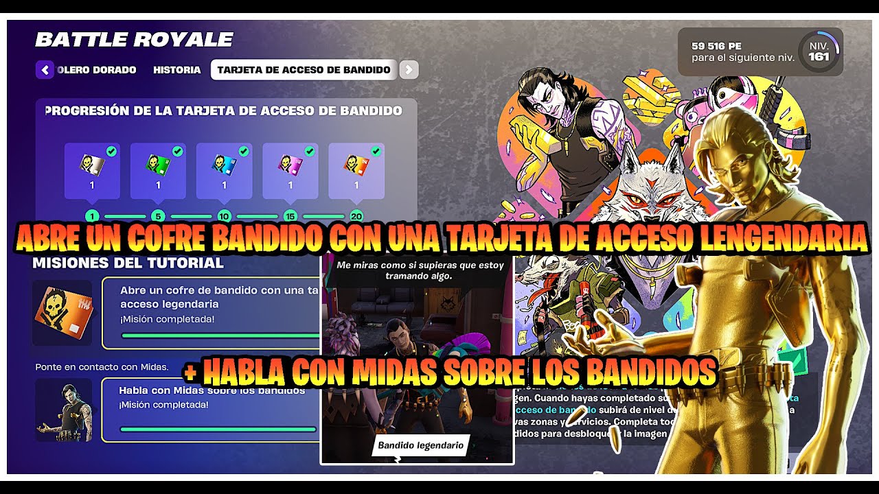⚔️FORTNITE - ABRE UN COFRE BANDIDO CON UNA TARJETA DE ACCESO LEGENDARIA ...