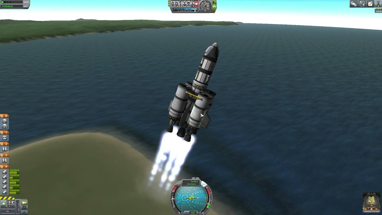 Kerbal Space Program Career Mode Ep 2 - Indestructible Rocket! - YouTube
