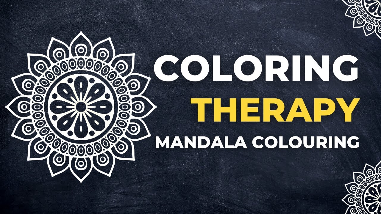 Coloring Art Therapy : Mandala Art Coloring | Mandala Art | Color and ...
