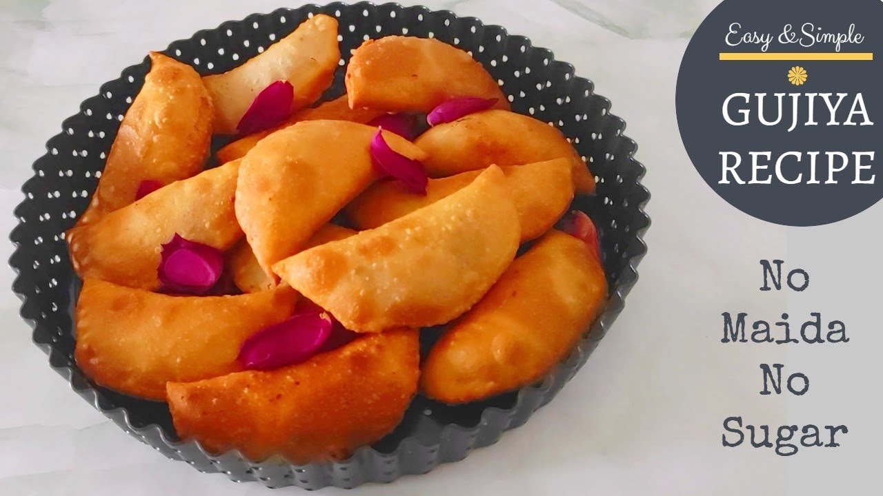 GUJIYA RECIPE | WHOLE WHEAT GUJIYA RECIPE | NO MAIDA NO SUGAR GUJIYA ...