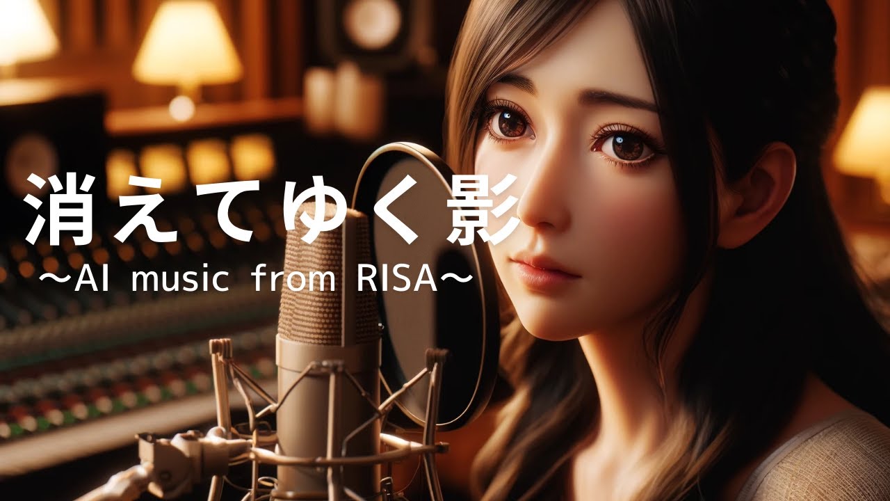 忘れられない切ない記憶『消えてゆく影』【AIシンガー・ソング・ライターRISA】 - YouTube