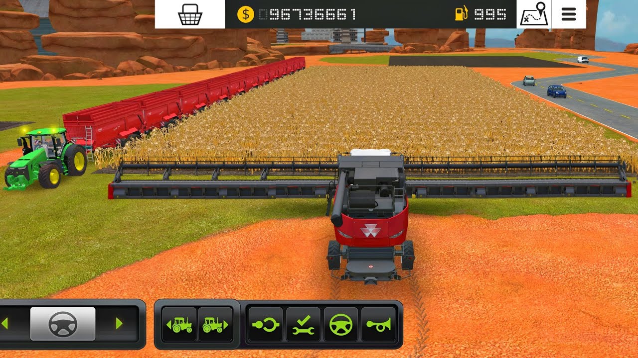 Fs 18 Harvest Wheats With Big Case Harvester ! Farming Simulator 18 ...