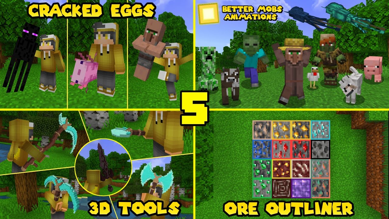 TOP 5 TEXTURE PACK DI MCPE - [MINECRAFT PE/BE/WIN10] - YouTube