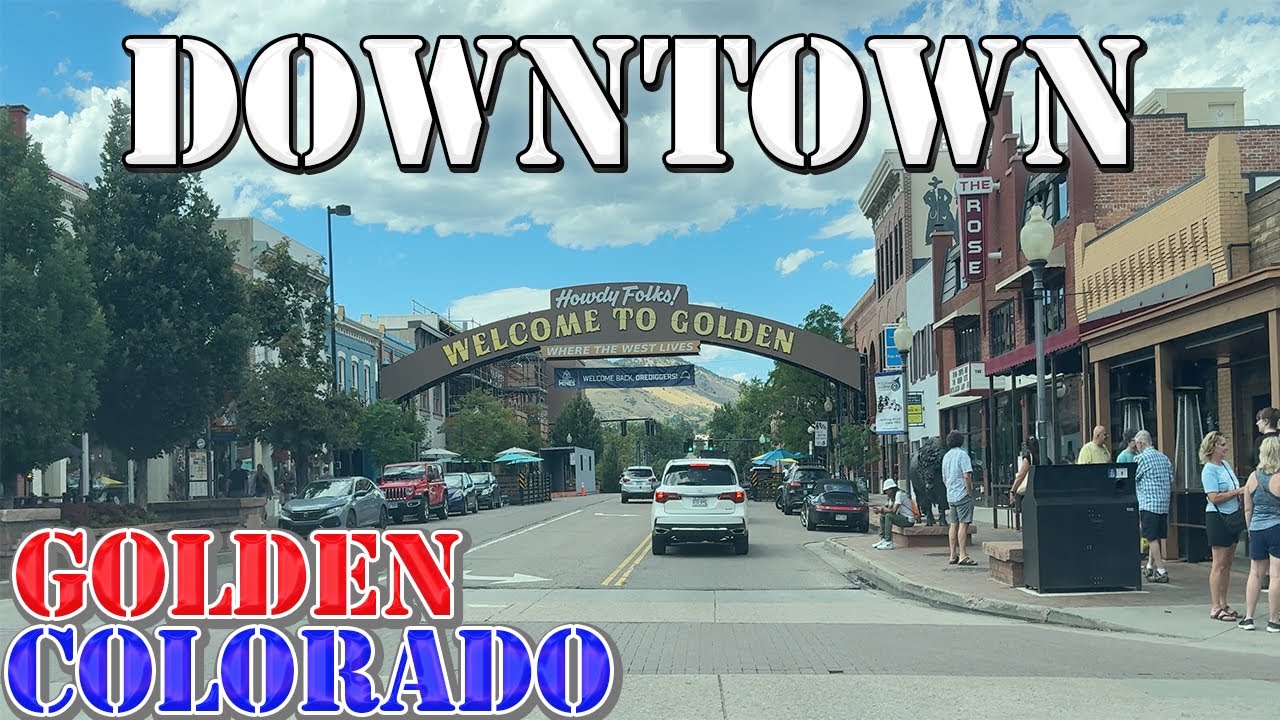 Golden - Colorado - 4K Downtown Drive - YouTube