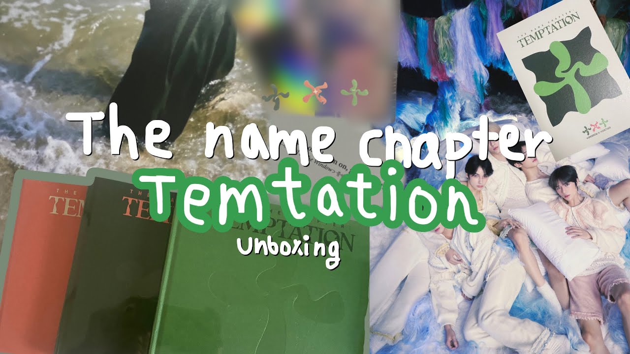 UNBOXING TXT The name chapter : temptation มาแกะอัลบั้มกันเถอะ ep.7 ...