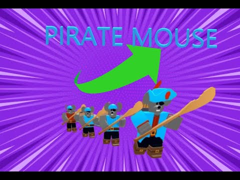 Pirate Mouse Showcase | CHEESE TD | - YouTube