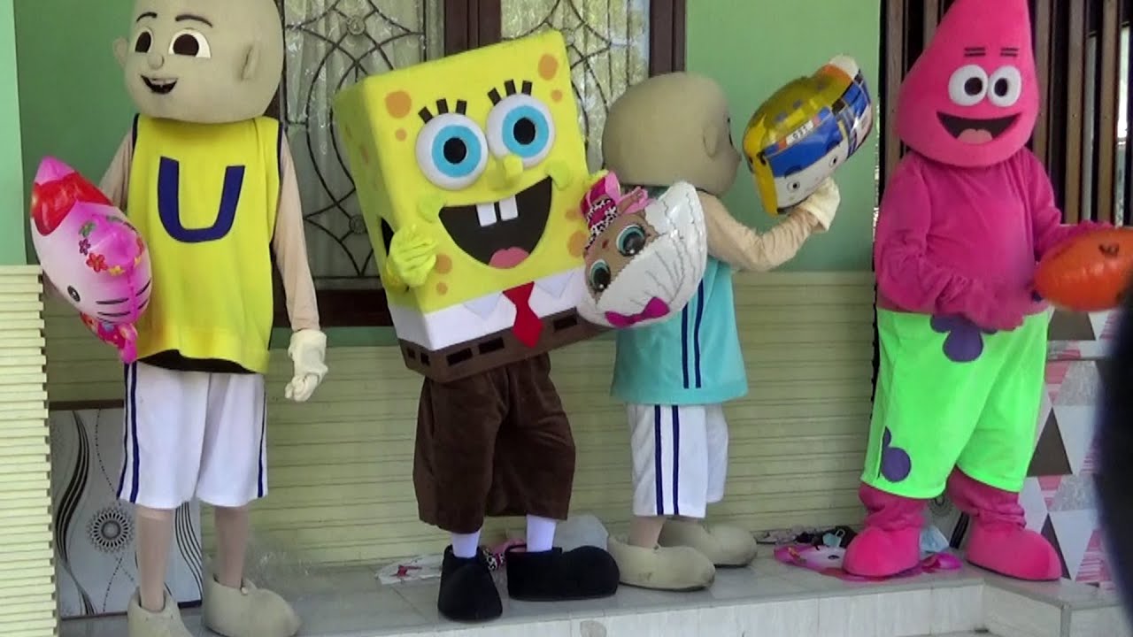 TERPESONA My Friends Wearing Cosplay SPONGEBOB SQUAREPANTS PATRICK STAR ...