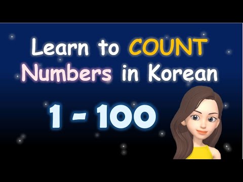 How to COUNT NUMBERS in Korean - 1 to 100 | Korean numbers - YouTube