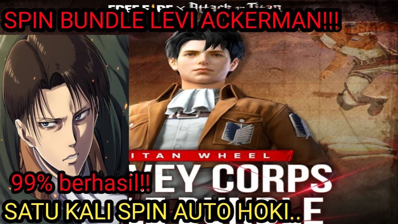 TRIK SPIN BUNDLE🔥LEVI ACKERMAN - YouTube