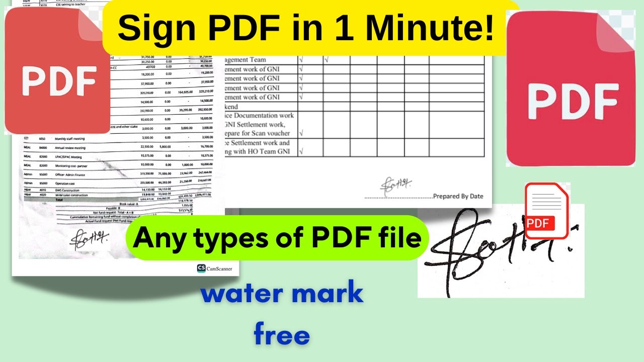 How to Add Signature in PDF File | Sign PDF on PC (Free & Easy) || How ...
