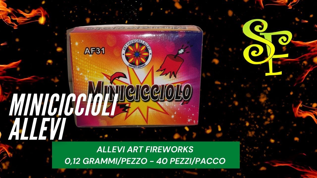 Test Petardo MINICICCIOLO di ALLEVI ART FIREWORKS - YouTube