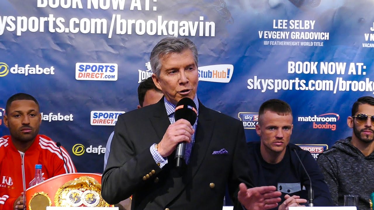 Brook V Gavin Final press conference part 1 of 2 - YouTube