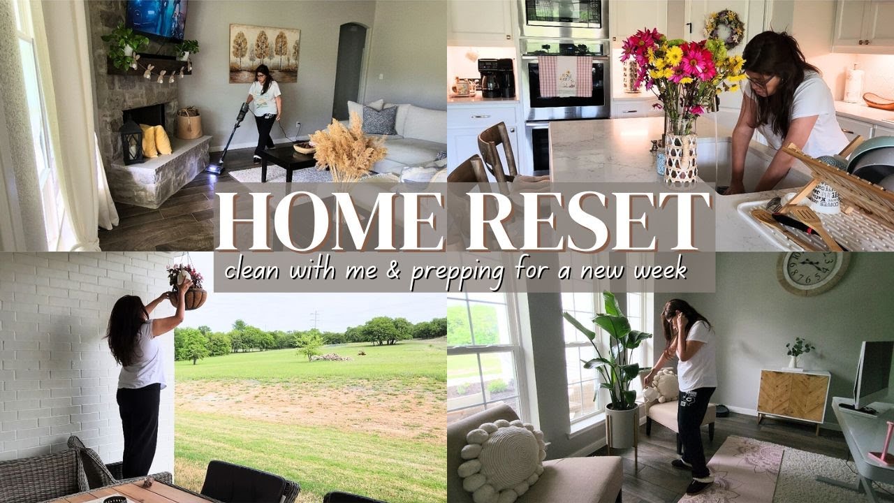 2023 HOME RESET: clean with me, home refresh, getting organized # ...
