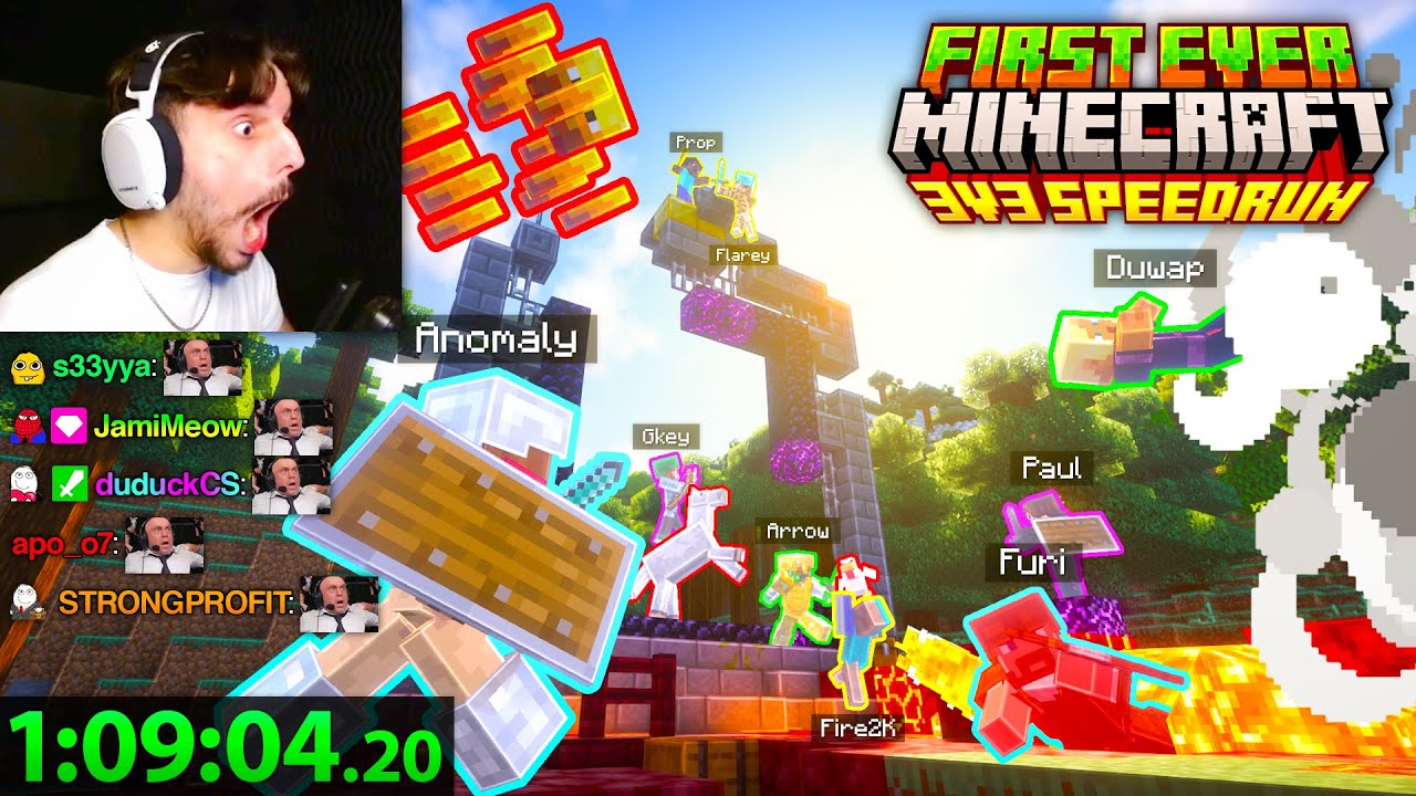 I hosted a Minecraft Speedrun Race for $1,000... - YouTube