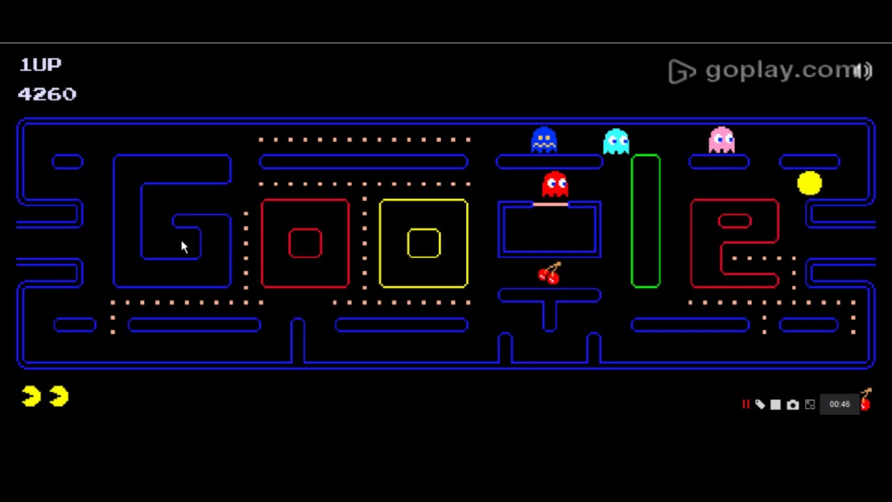 lets play: "google pac-man" - YouTube