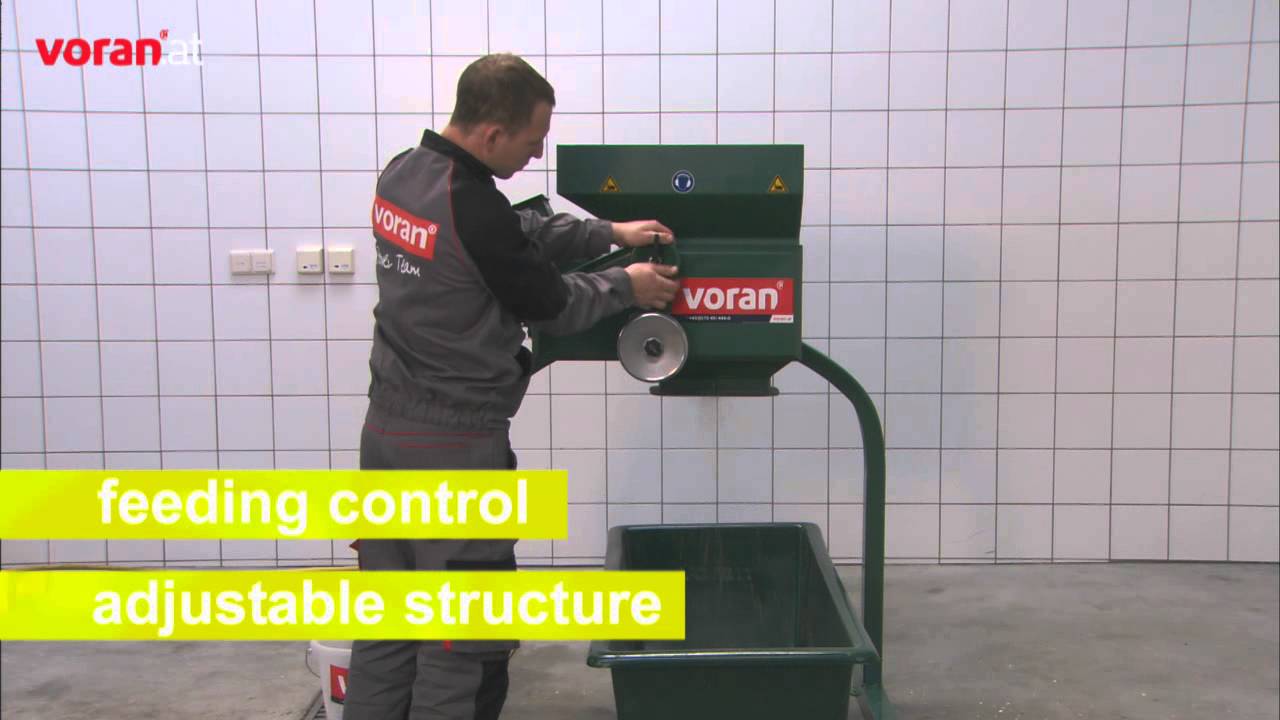voran grain crusher HQ5,5 - YouTube