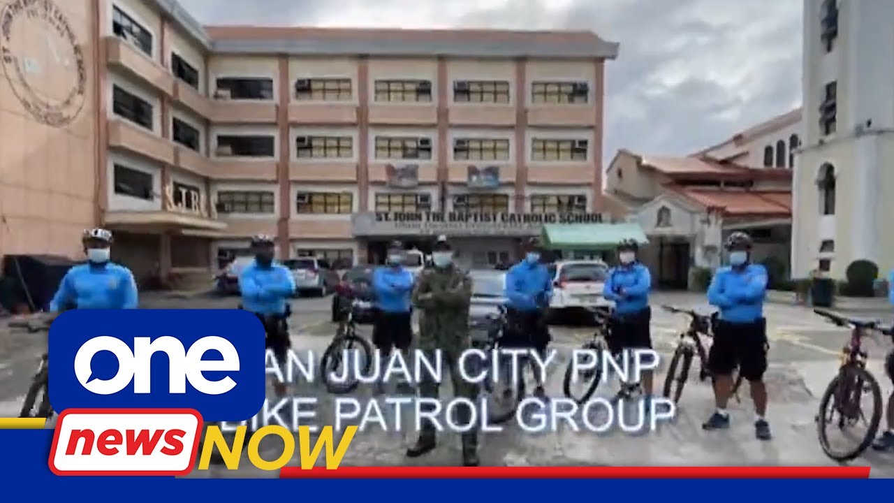 San Juan police on bike patrol to enforce health protocols, PDA ban ...