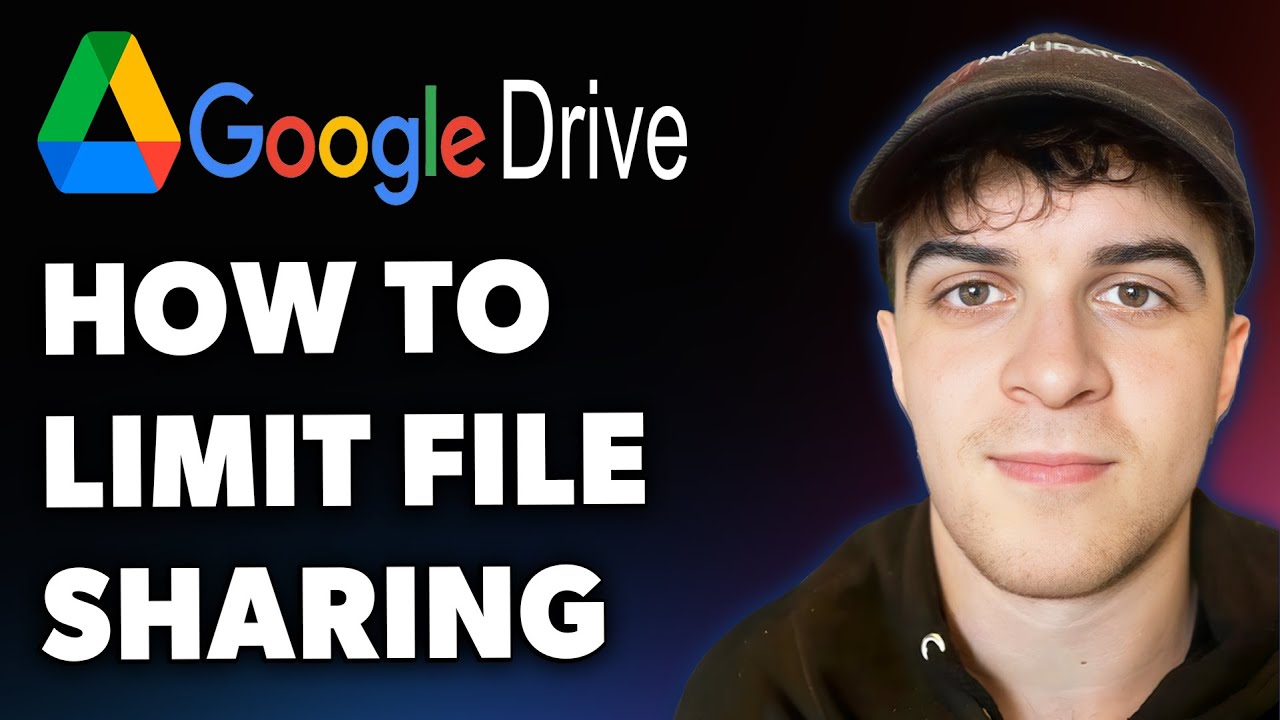 How to Limit File Sharing in Google Drive (Full 2025 Guide) - YouTube