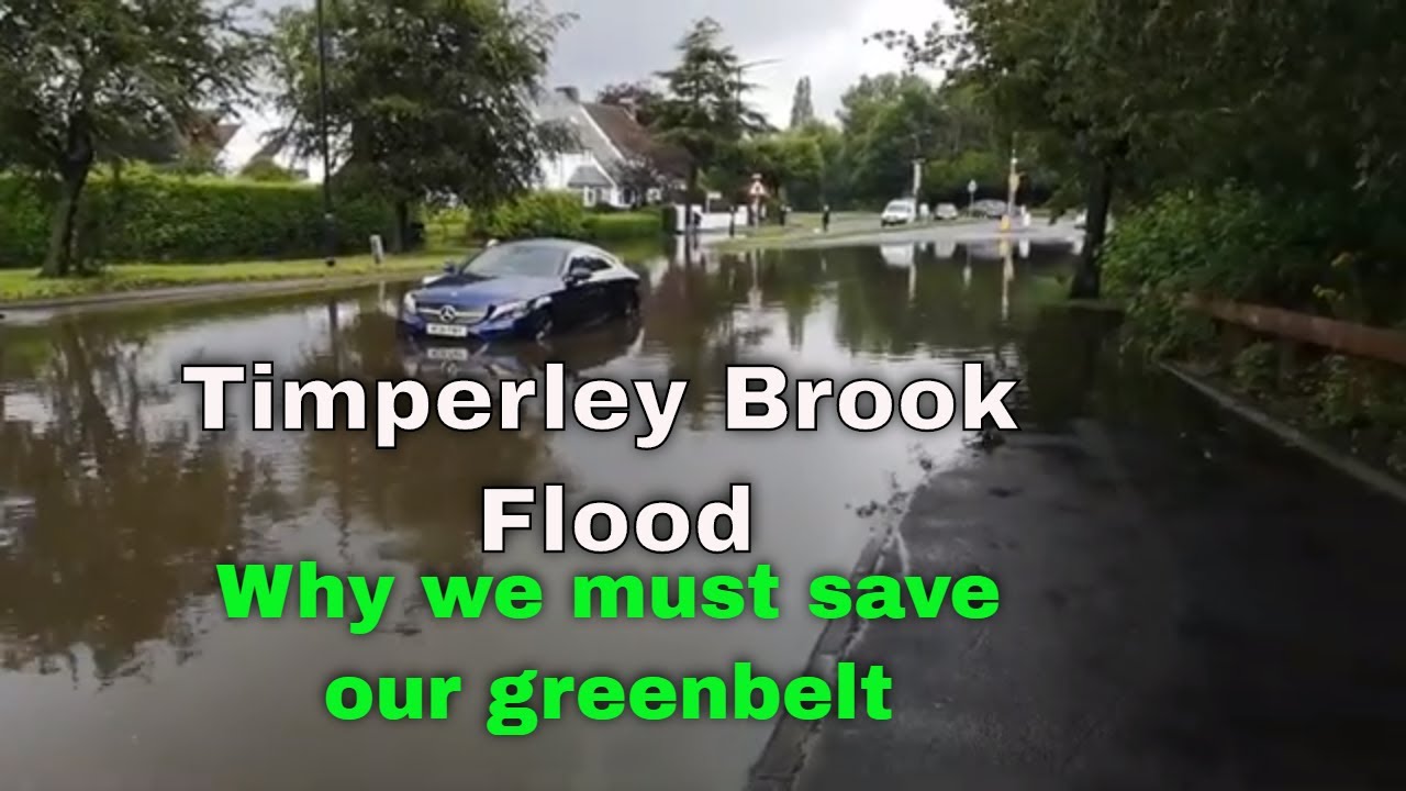 Timperley Brook Floods - YouTube